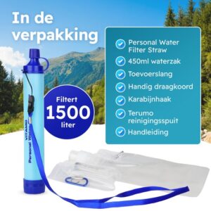 Dé onmisbare waterfilter voor preppers